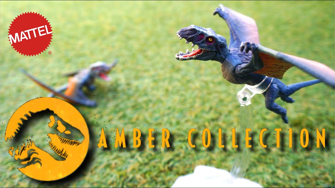 Dimorphodons | Jurassic World: Amber Collection de Mattel - YouTube