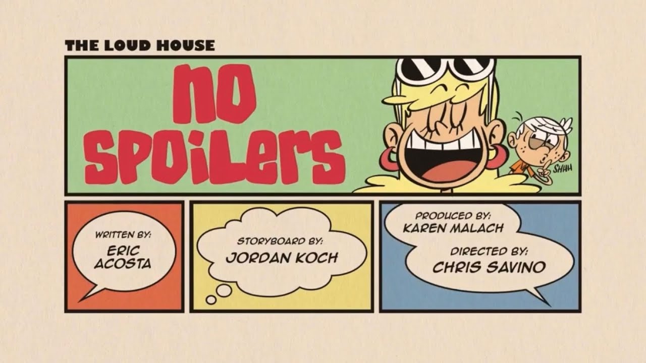 The Loud House No Spoilers title card - YouTube