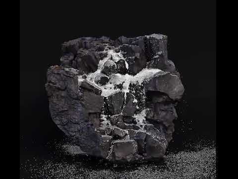 Snow simulation x-particles 4 - YouTube