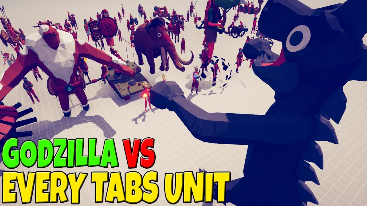 TABS New GODZILLA vs EVERY UNIT! - Totally Accurate Battle Simulator ...