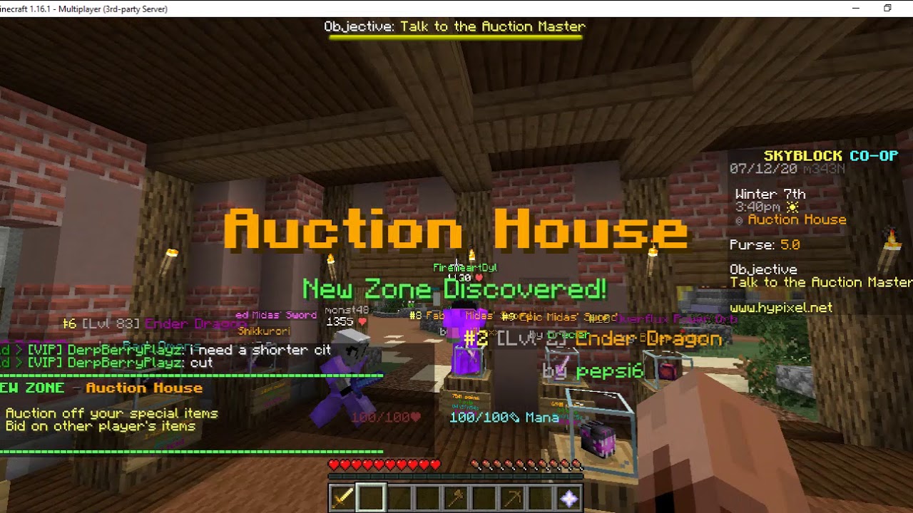 Minecraft: Hypixel Skyblock Bazaar - YouTube