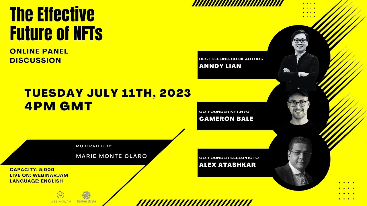 The Effective Future of NFTs | Anndy Lian/ Author | Cameron Bale/ NFT ...