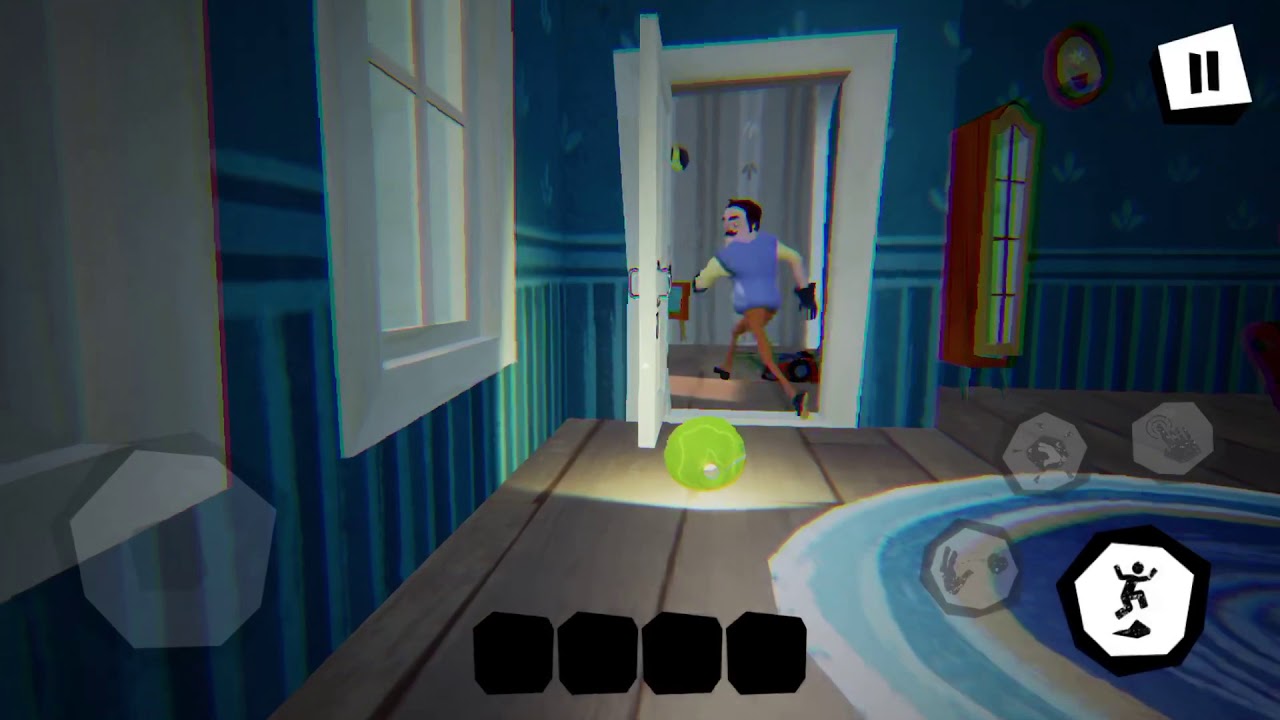 Hello Neighbor Mobile | Neighbor Run In Place Glitch - YouTube