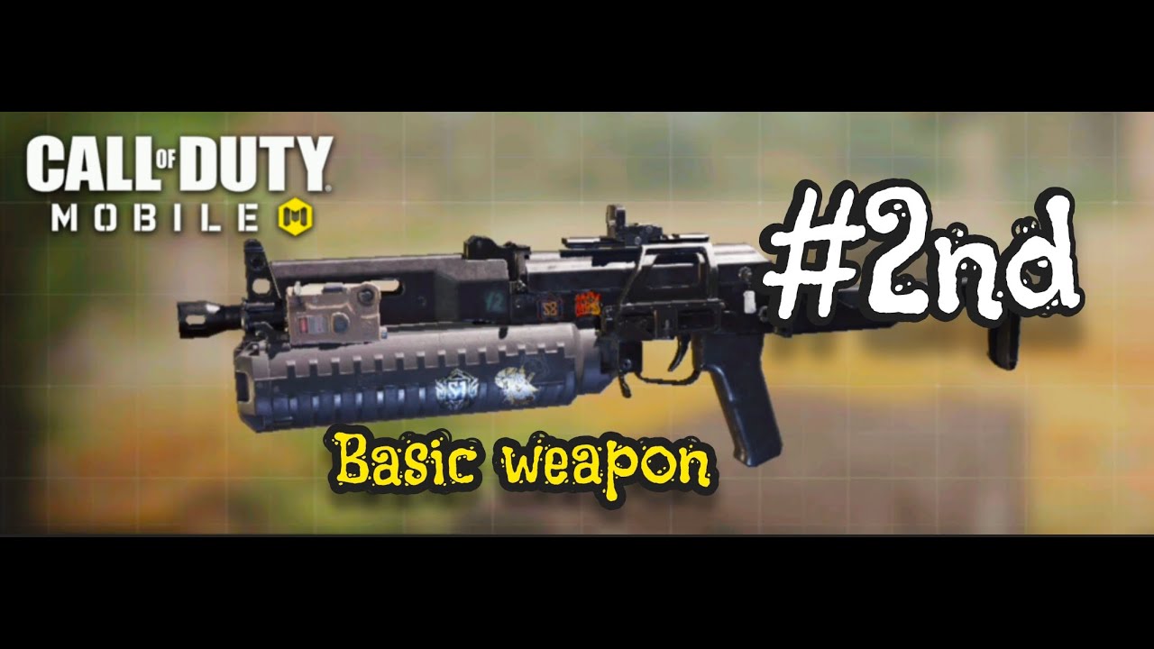 CODM : #2ND BASIC WEAPON - YouTube