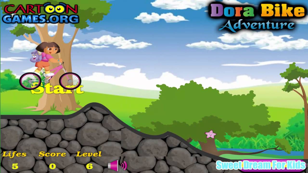 Dora Bike Adventure - Dora The Explorer - Games For Kids - YouTube