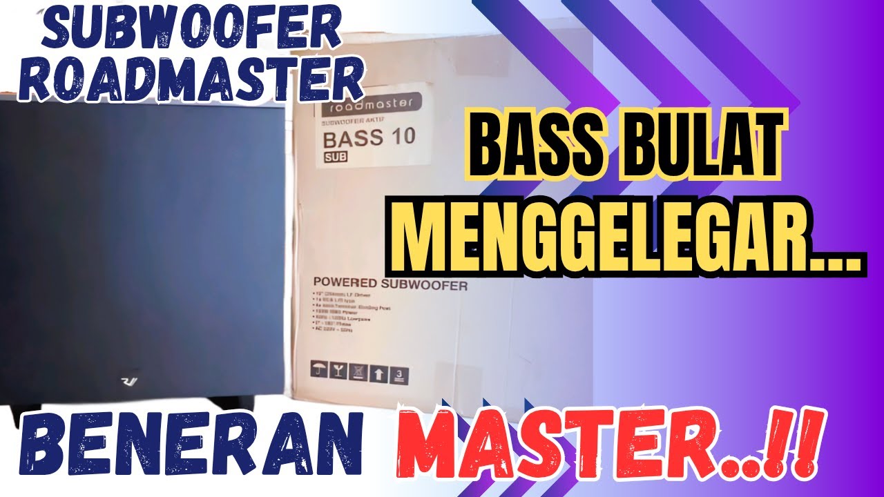 MENGGELEGAR | Subwoofer Roadmaster - YouTube