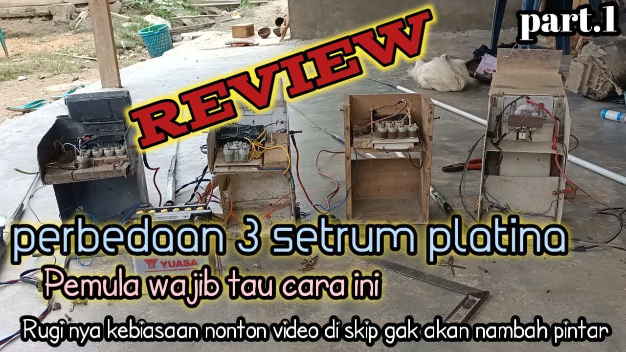 Cara setting platina || berikut Full penjelasan tentang setrum ikan ...