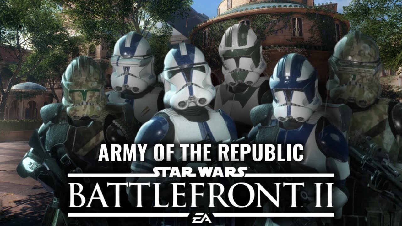 Star Wars Battlefront 2 | Army Of The Republic Deployed To Naboo - YouTube