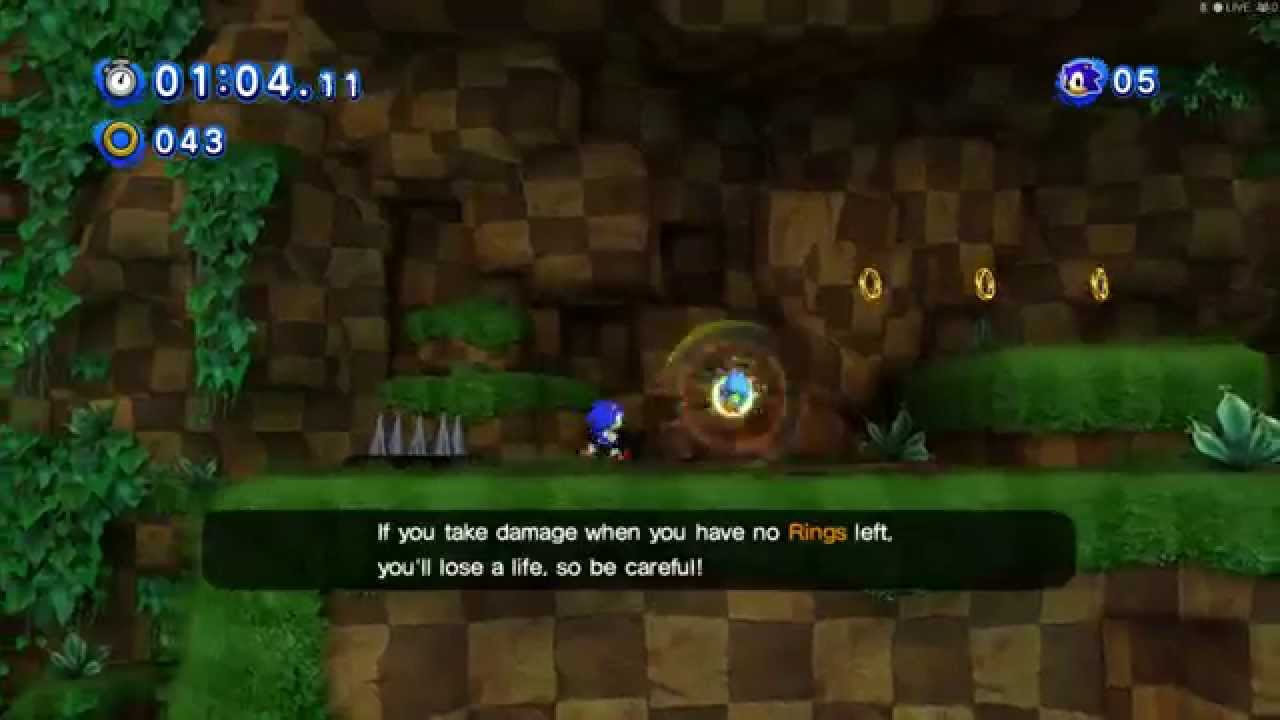 Sonic Generations Walkthrough - Hello Sonic! - Part 1 - YouTube