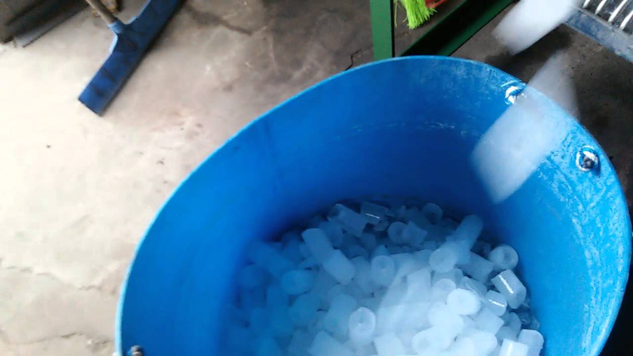 Fabricadora hielo rolito Hector P 3 - YouTube