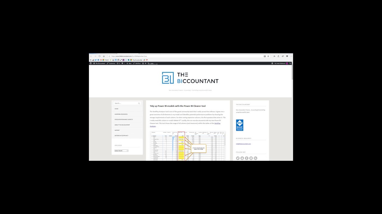 Power BI Cleaner tool - YouTube