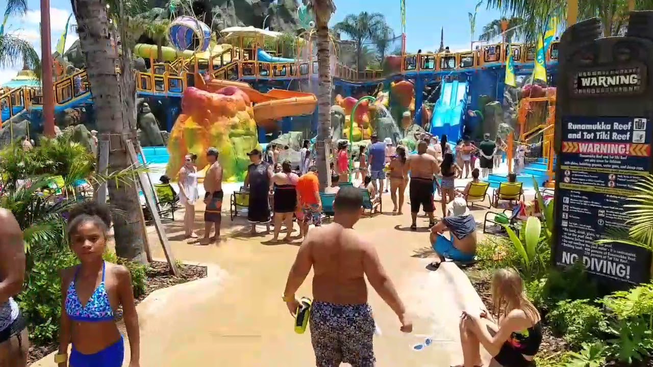 Volcano bay inside the valcano. - YouTube