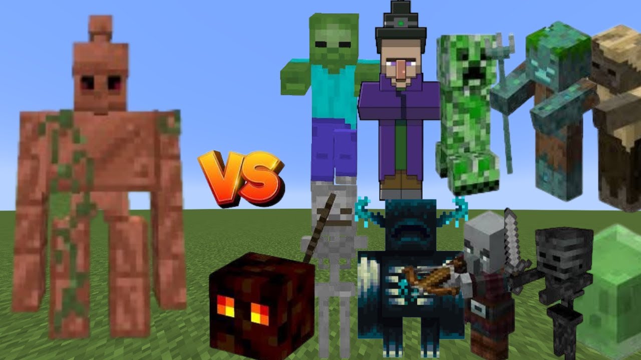 COPPER GOLEM vs ALL MOBS | Minecraft Mob Battle - YouTube