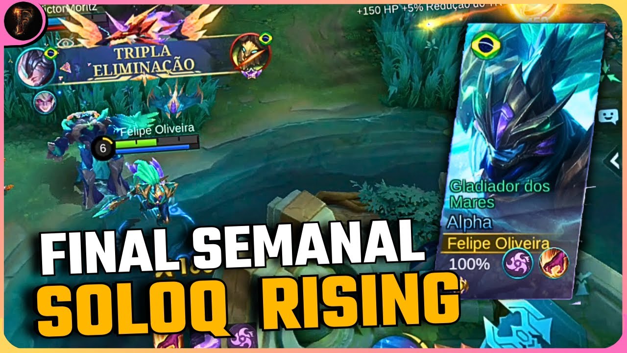 ALPHA VS SABER, FINAL DO RISING SEMANAL COM UMA RAFINHA SUP - ALPHA ...