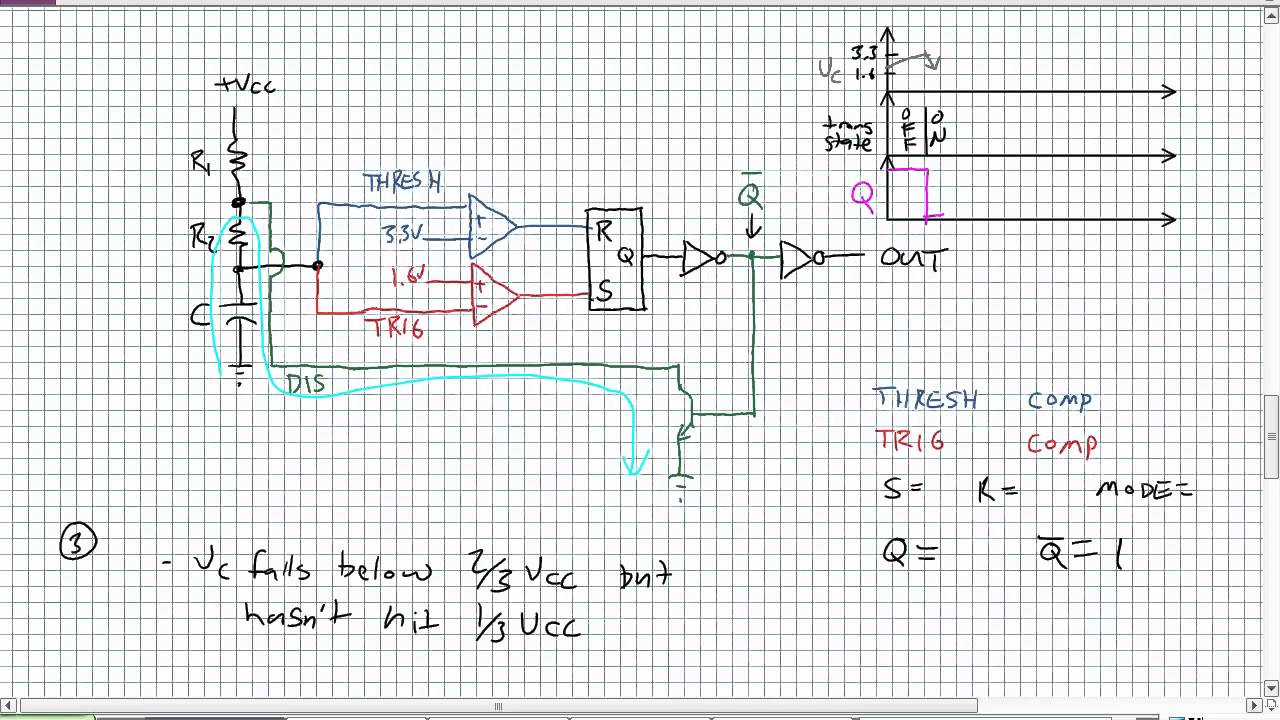 555 Timer Astable Operation - YouTube