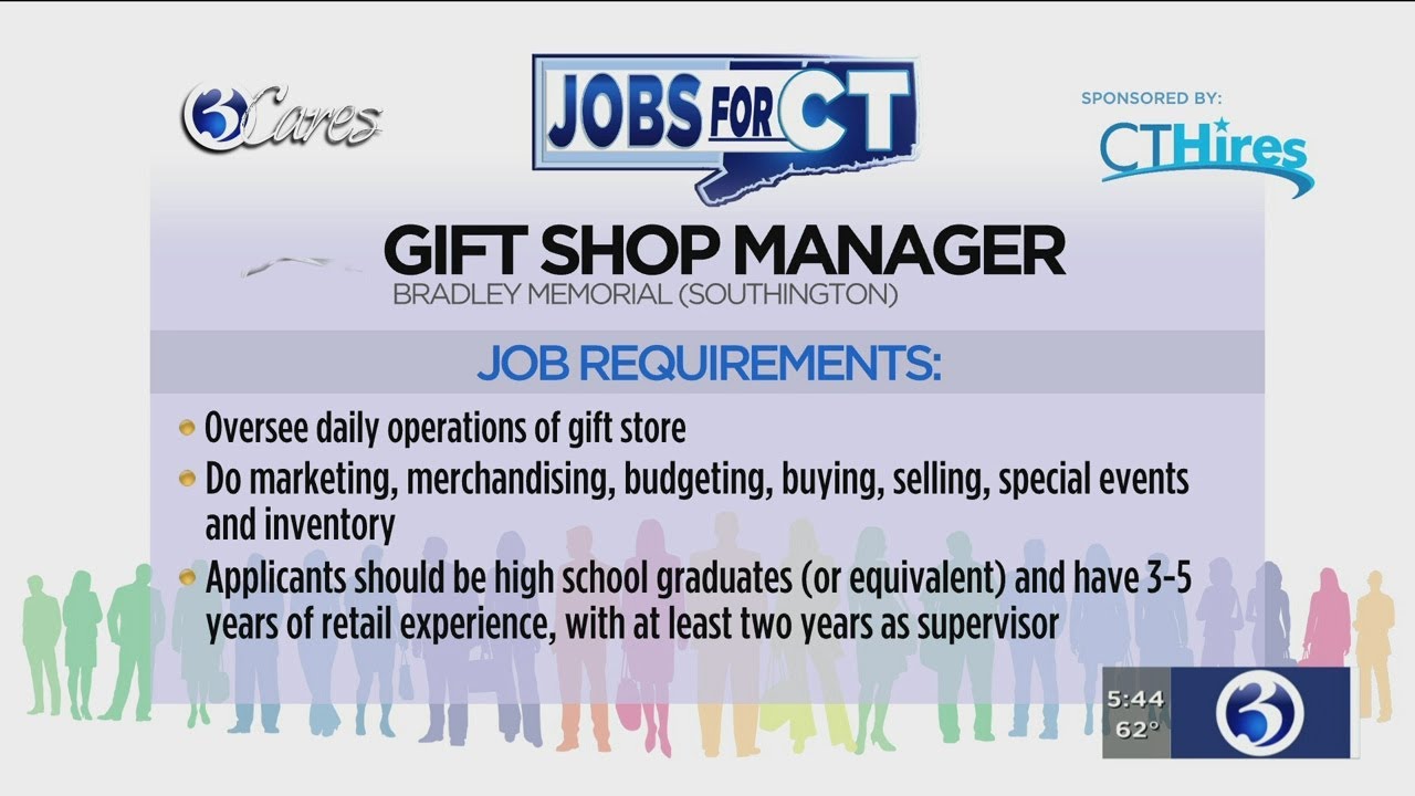 Jobs for CT: Gift shop manager - YouTube
