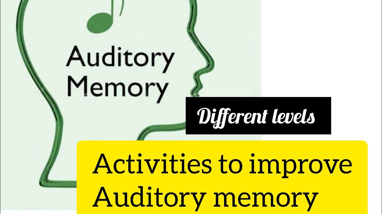 How to work on Auditory memory with activities - YouTube