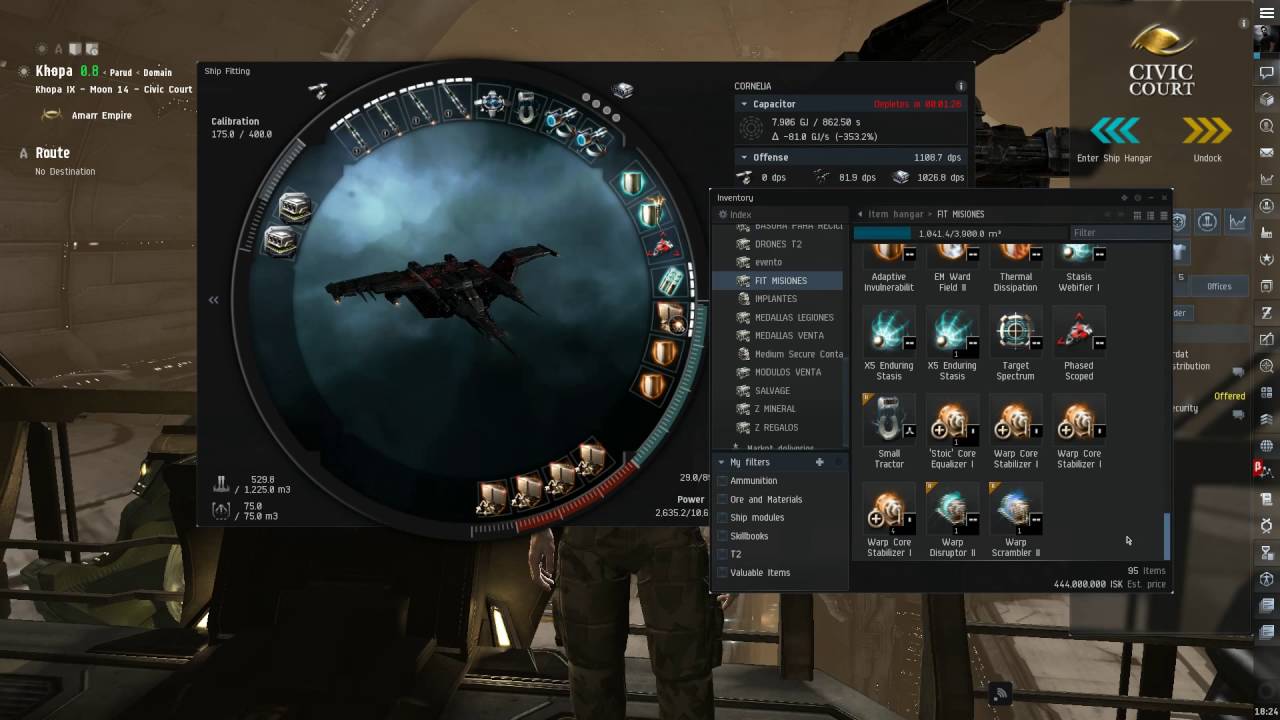 EVE ONLINE GOLEM 1100 DPS FIT MISSIONS LV 4 EN ESPAÑOL - YouTube