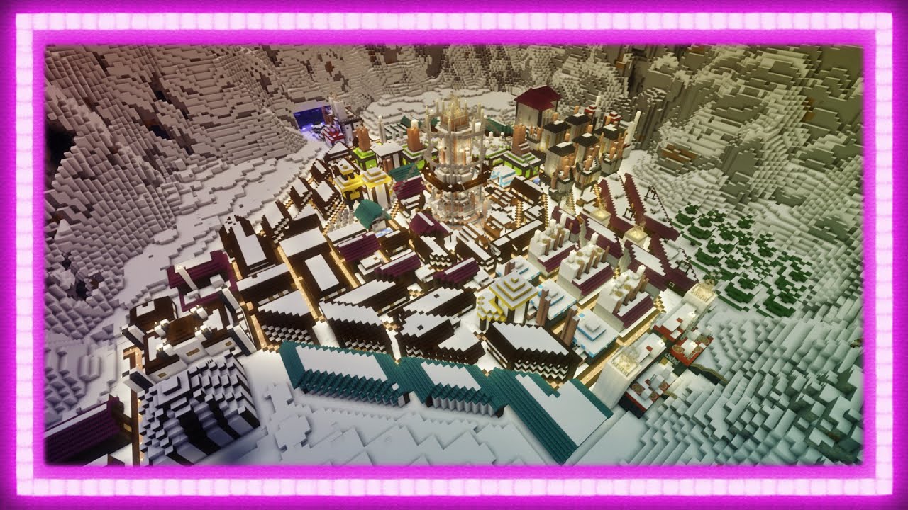 How to build city Frostpunk #minecraft - YouTube