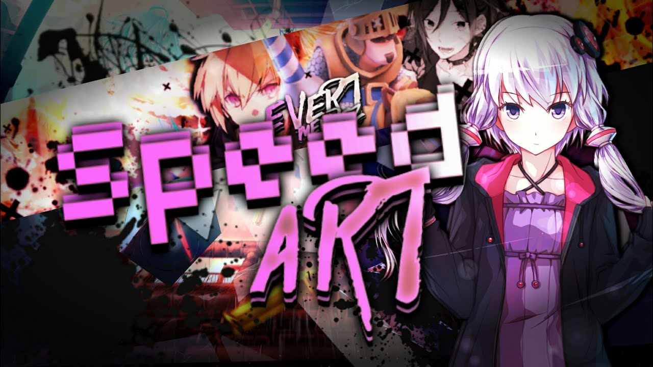 Speedart banner para Evert mendez - YouTube