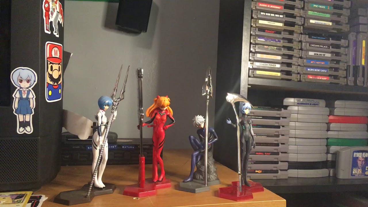 Neon Genesis Evangelion cake figure collection - YouTube