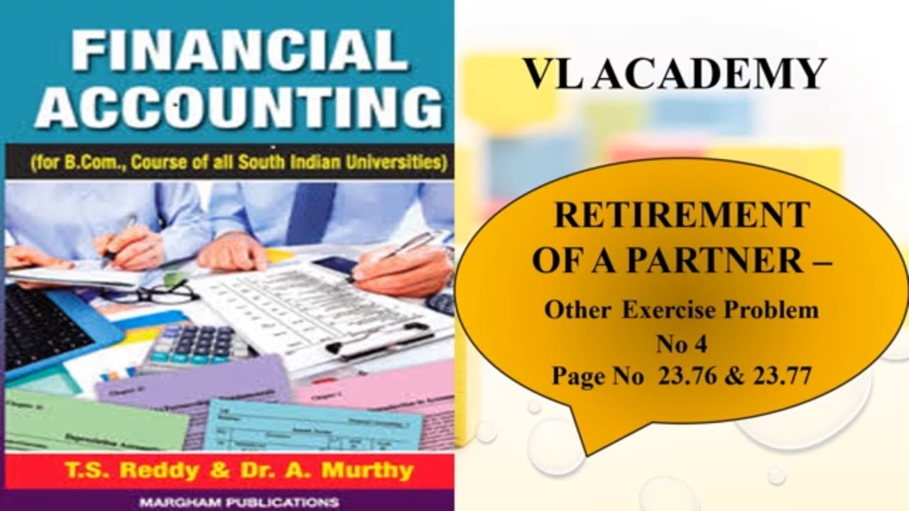 Retirement of Partners Other Exercise Problem No 4 - YouTube