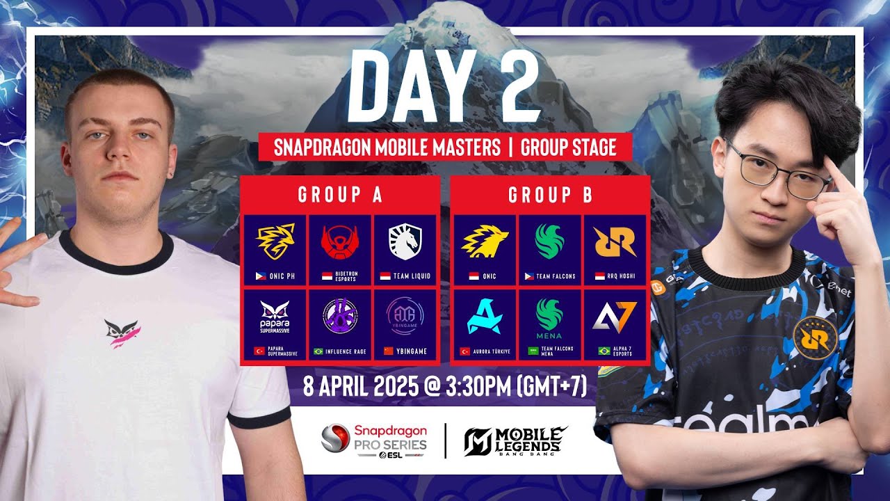 🔴 [Stream B] MLBB | Snapdragon Mobile Masters Day 2 | Group Stage - YouTube