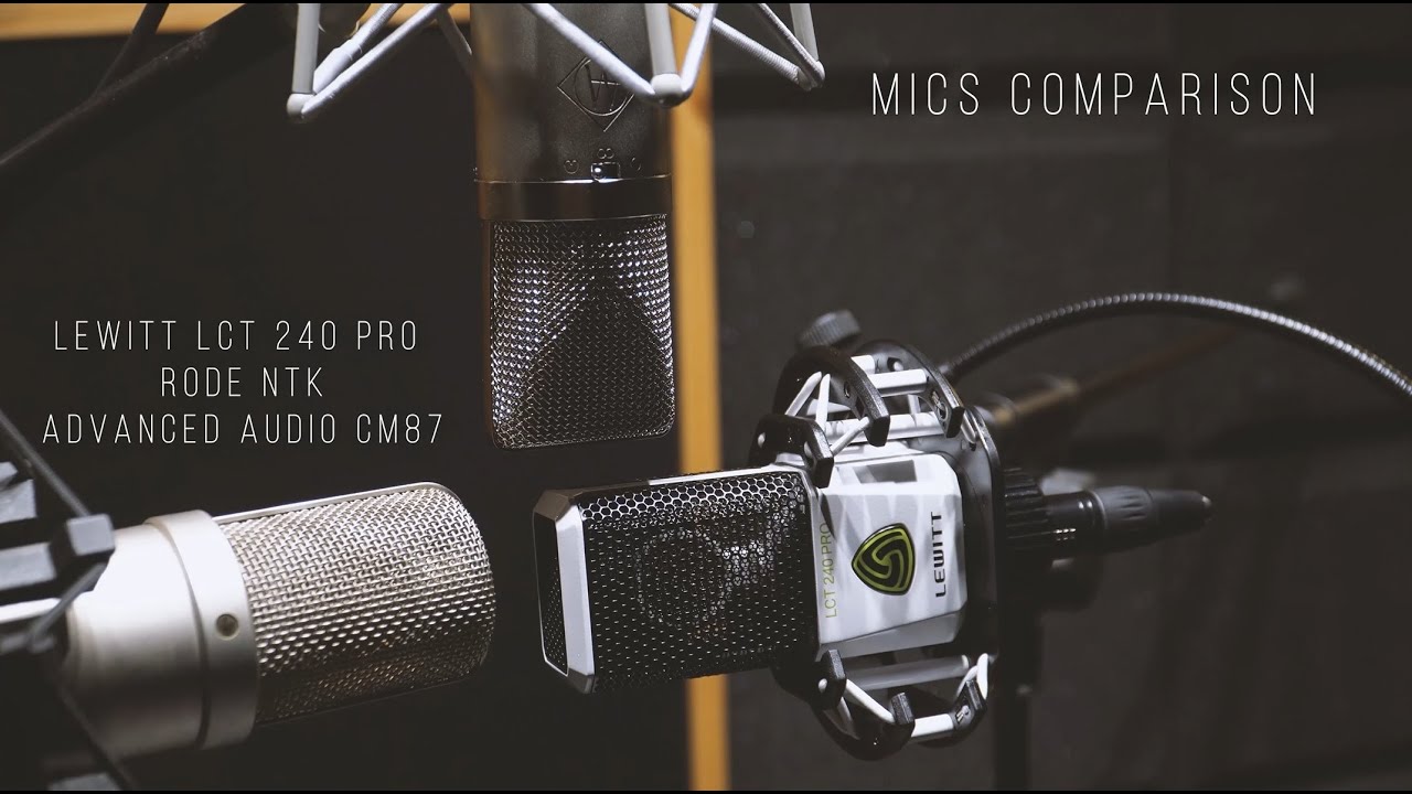Vocal Mics Shootout | Vocal Mics Comparison | Lewitt LCT 240 PRO, Rode ...