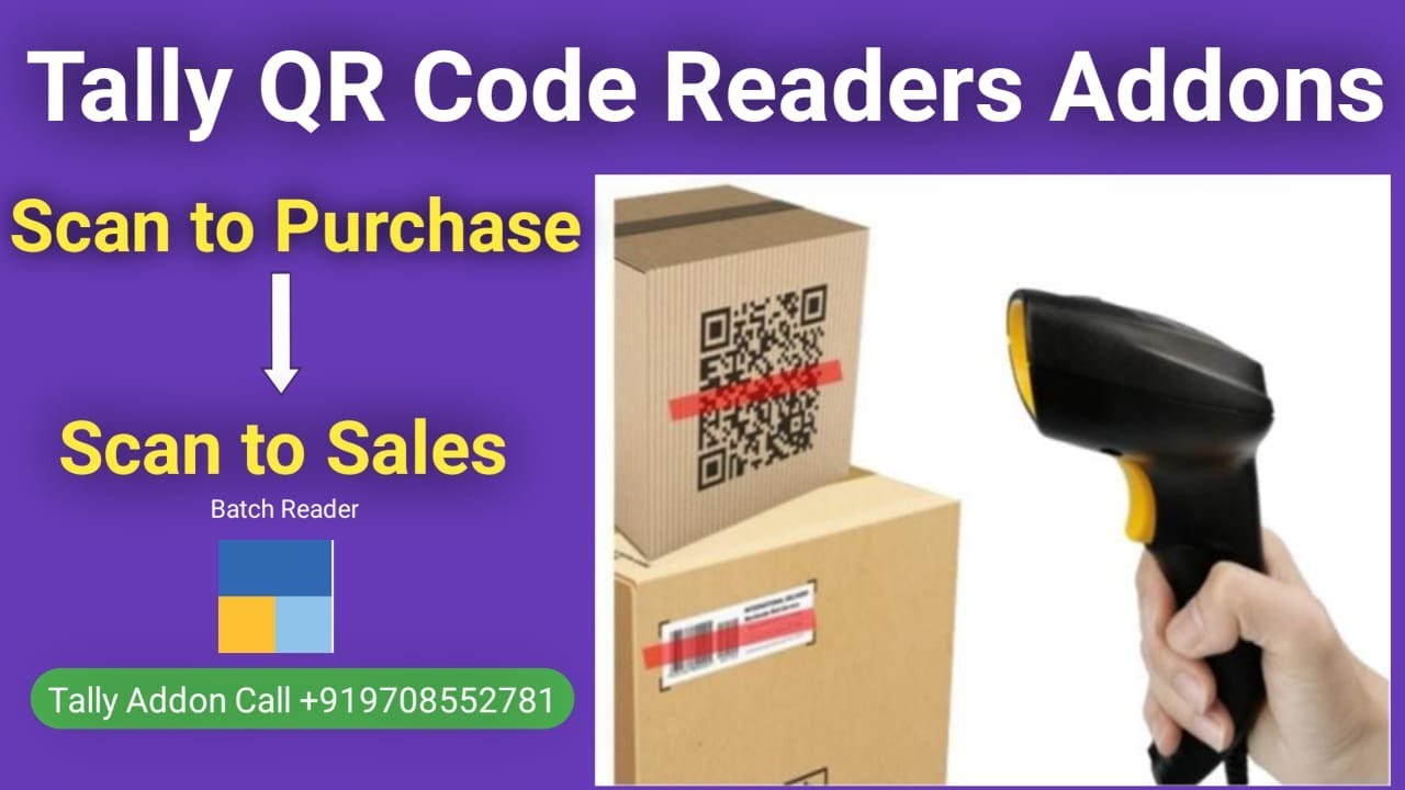Tally Scan Batch Number QR Code| Call +91 9708552781 #qrcodegenerator # ...