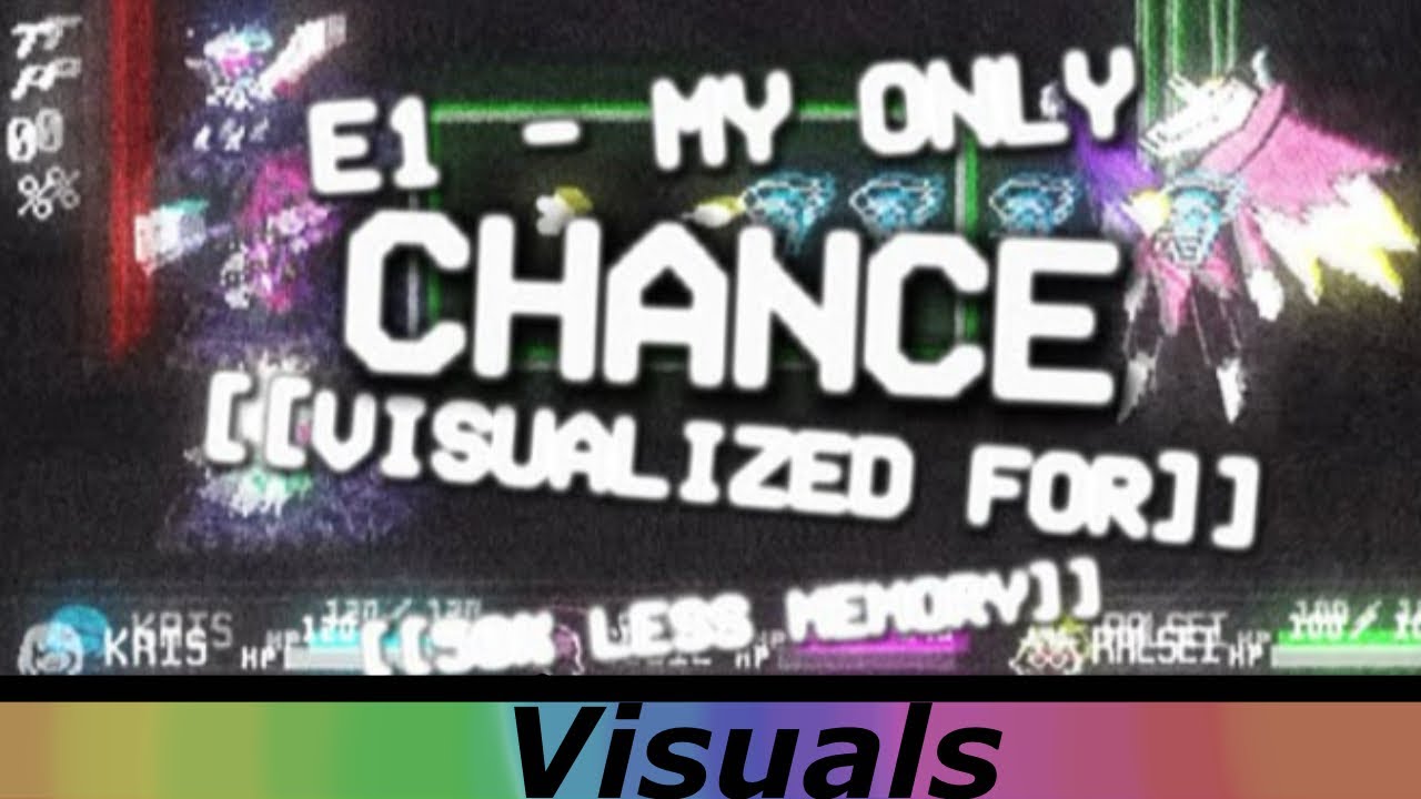 E1 - MY ONLY CHANCE | [[VISUALIZED]] FOR [[50% Less memory]] | THE ...