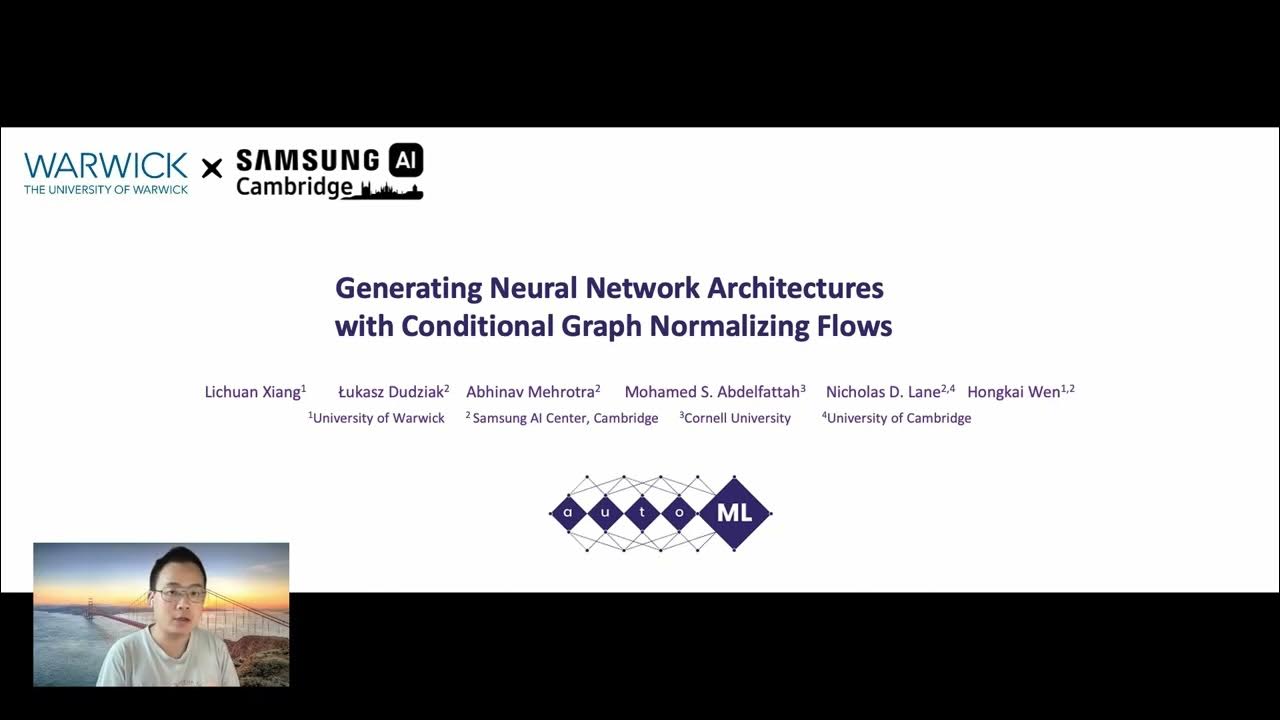 [AUTOML23] Generating Neural Network Architectures with Conditional ...
