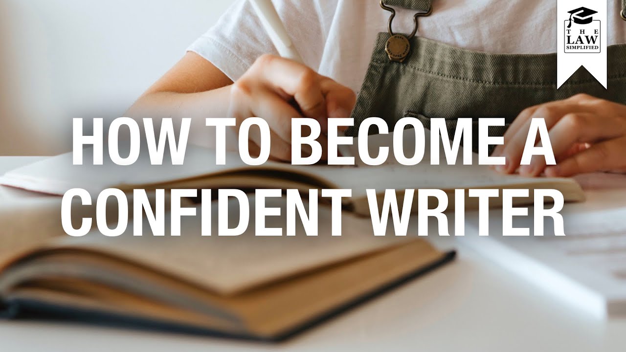 How To Become A Confident Writer - YouTube