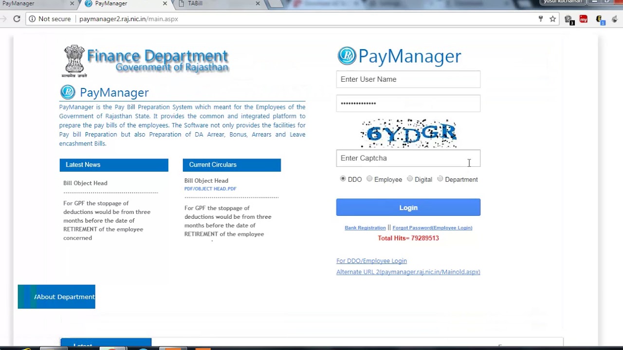 Employee TA/Tour Bill Preparation on PayManager - YouTube