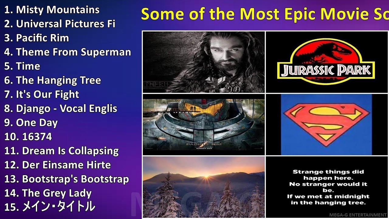 Some of the Most Epic Movie Soundtracks ~ Greatest Hits - YouTube