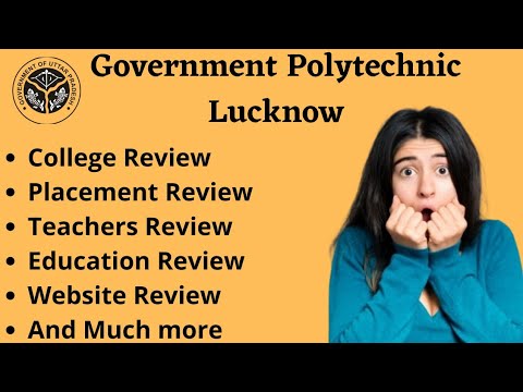 Government Polytechnic Lucknow (GPL) || College Review || Top ...