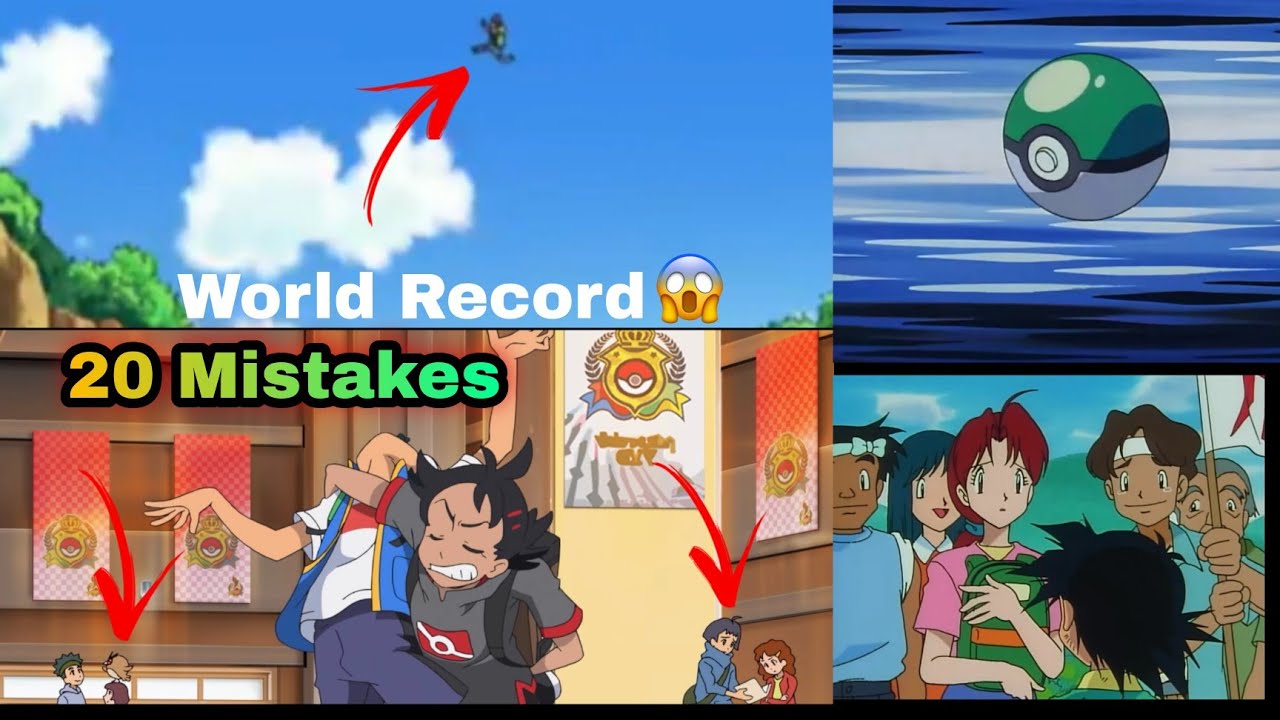 20|Mistakes! In {Pokemon Anime} Pokemon Mistakes' - YouTube