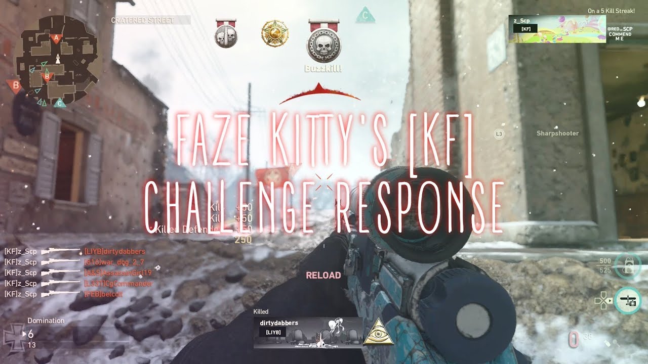 Red Scp | FaZe Kitty (KF) Montage Challenge Response - YouTube