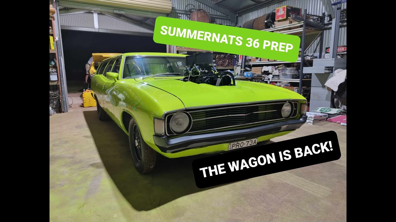 SUMMERNATS 36 PREP + Picking up the 598" Big Block Ford XA Falcon - YouTube