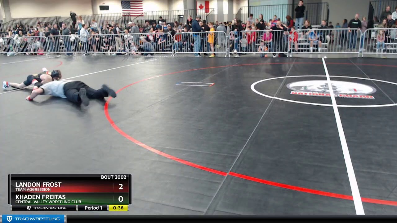 TB 12U 61-65 Khaden Freitas Central Valley Wrestling Club Vs Landon ...