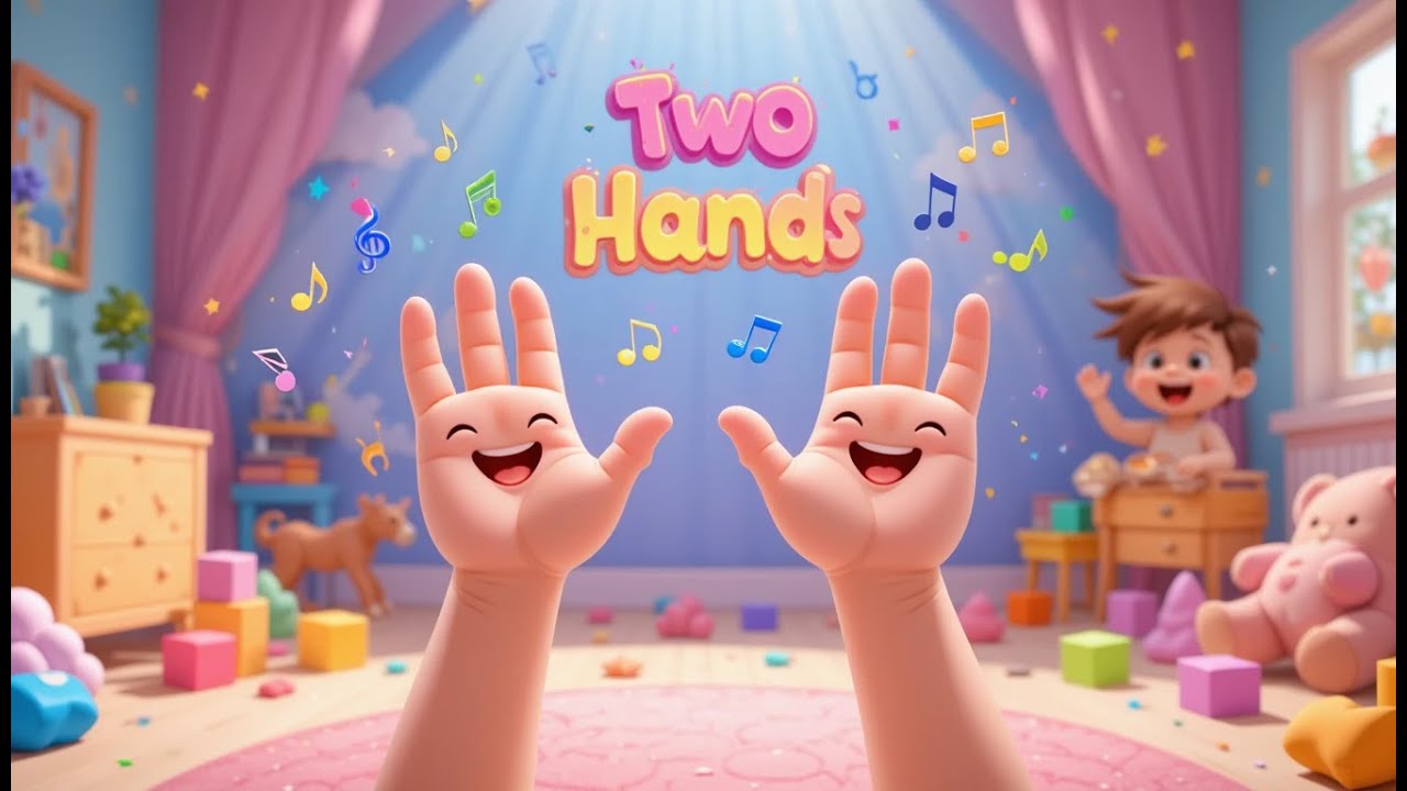 Two Little Hands | The Best Nursery Rhymes For Children's | Panda World ...