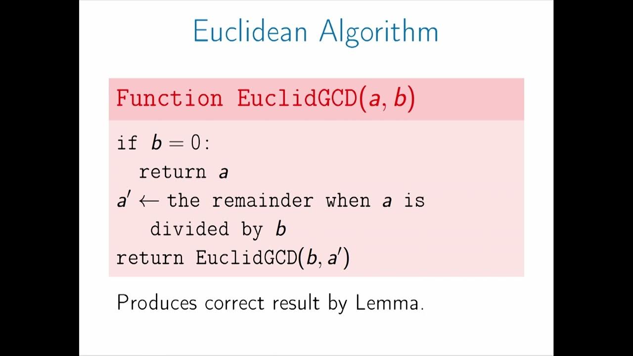 Greatest Common Divisor: Efficient Algorithms (Daniel Kane, UCSD) - YouTube