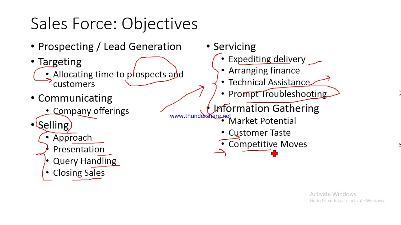 (41) Sales Force Objectives - YouTube
