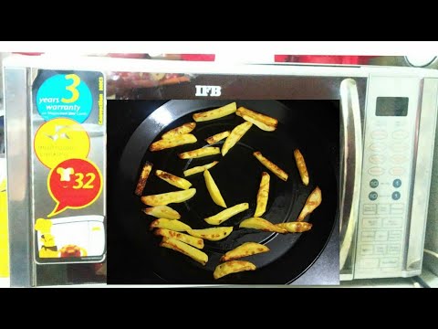 French fries in IFB microwave oven| crispy french fries in microwave ...