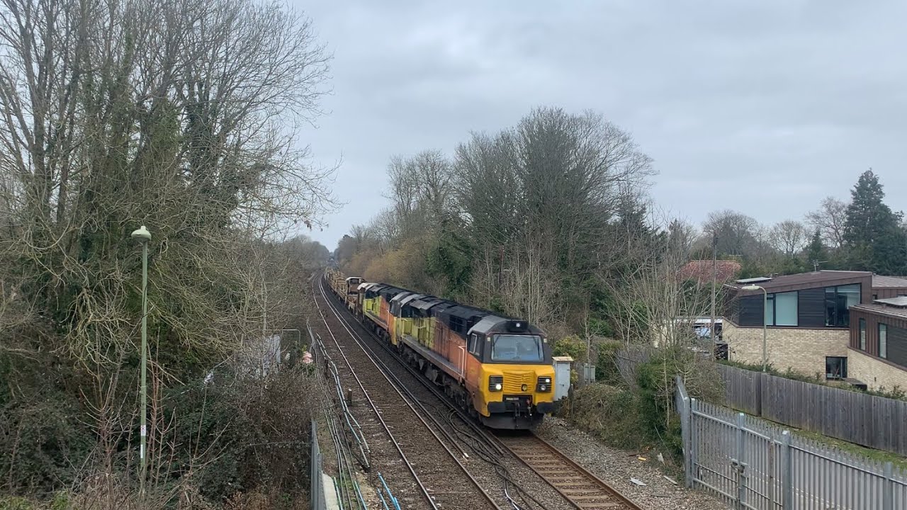 Class 70 | 70804 + 70807 | Double Header | Colas Rail Freight - YouTube