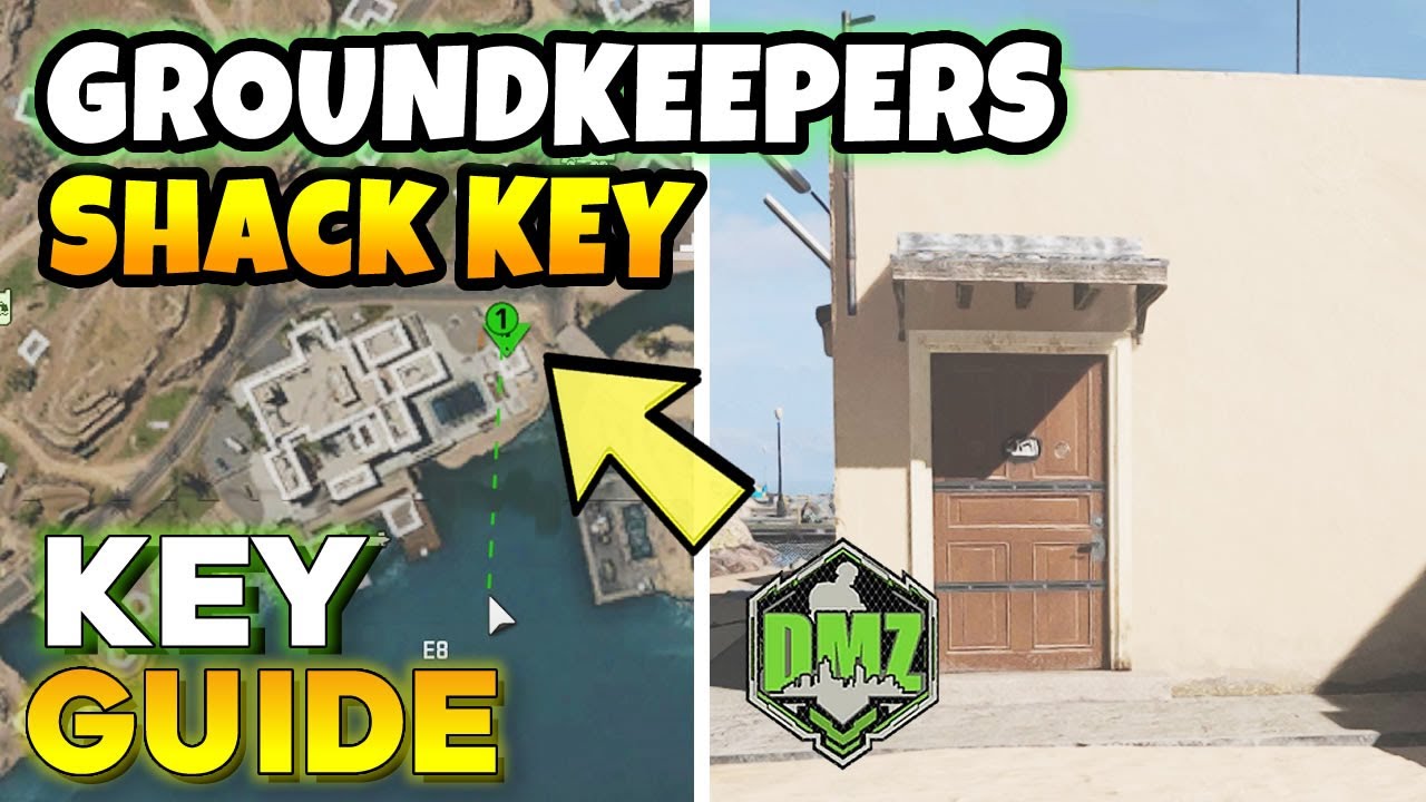 DMZ Groundskeepers Shack Key Location Guide - YouTube