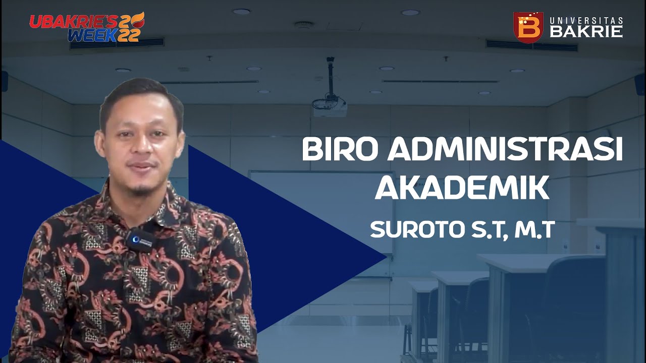 Pengenalan Biro UBakrie : Biro Administrasi Akademik (BAA) - YouTube