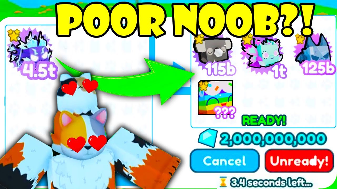 I Helped a Noob Get a Huge Pet in Pet Simulator X | Roblox Gaming - YouTube