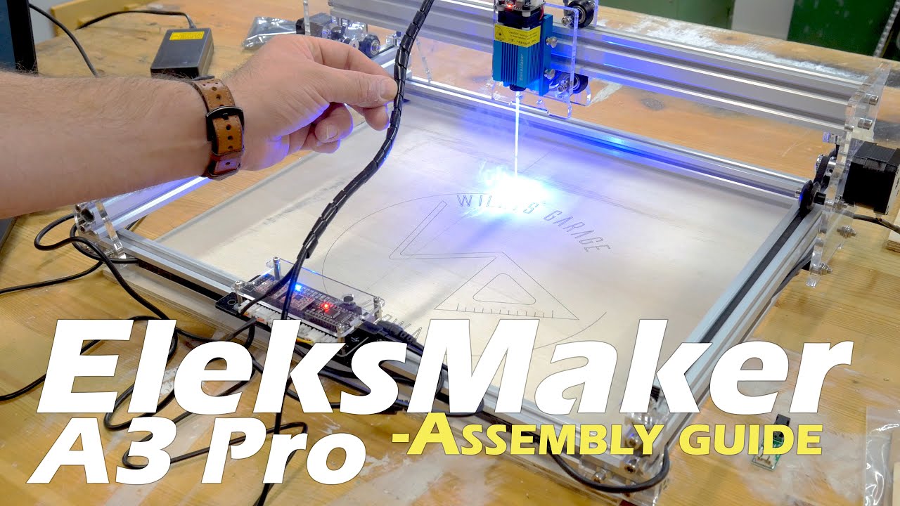 EleksMaker A3 Pro 2500mW LASER - Assembly Guide | UNPACKING | Links ...