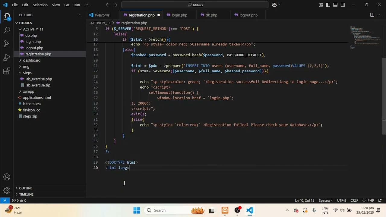 Secure Login System with PHP Encryption || DIANEN BALDOMAR 2-H - YouTube