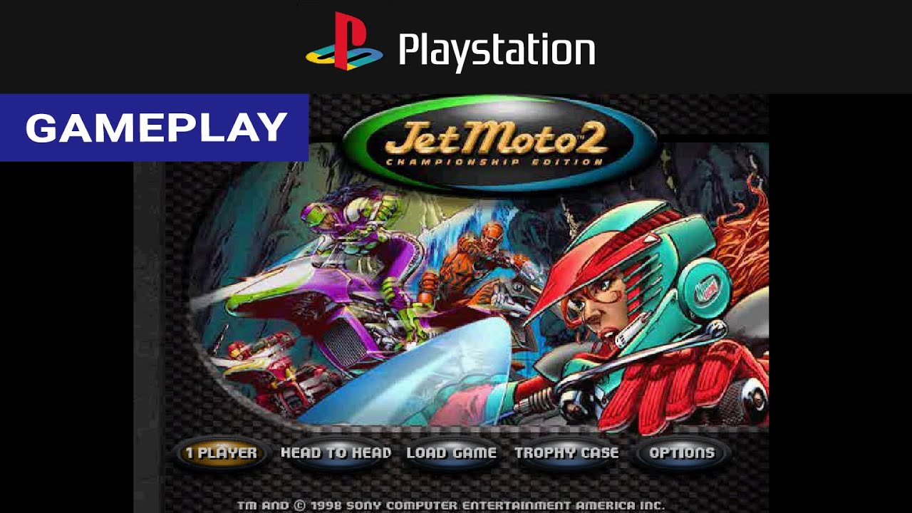 Jet Moto 2: Championship Edition (Playstation) - Gameplay Clip [HD ...